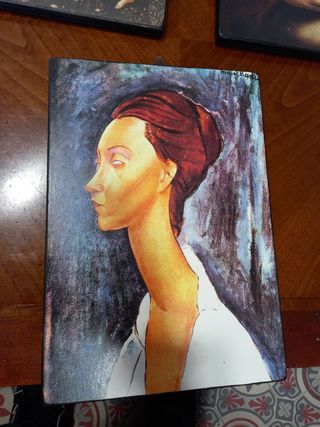 stampa su legno di modigliani