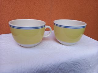 Coppia tazze da colazione diametro cm 11