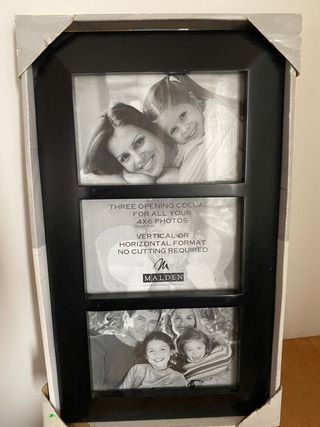 Cornice unica per tre foto 10x15