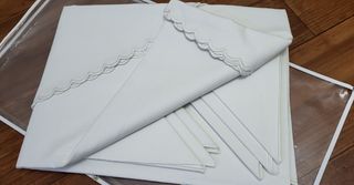 tovaglia con 6 tovaglioli m.lino vintage 