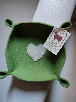 Svuotatasche in feltro di lana