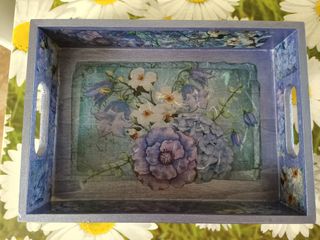 Vassoio decoupage piccolo