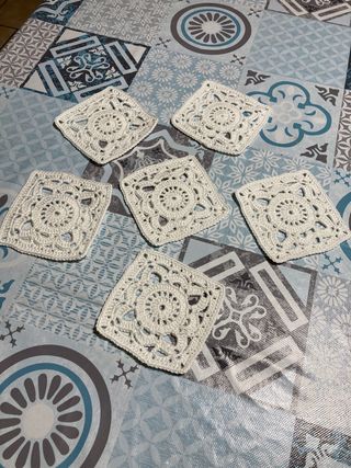 Sottobicchieri all'uncinetto 