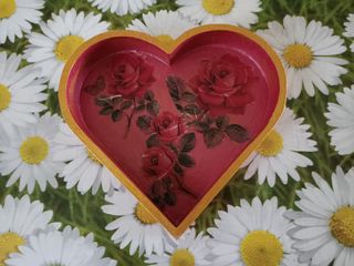Cuore decoupage 