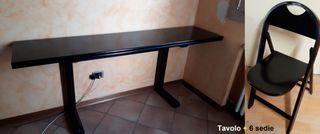 Tavolo apribile in lunghezza colore nero