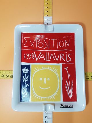 Posacenere PICASSO 1958 EXPOSITION VALLAURIS PARIS