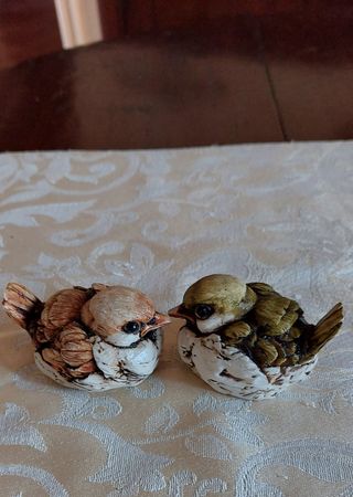 Coppia di uccellini Artefice Ottanta Vintage 