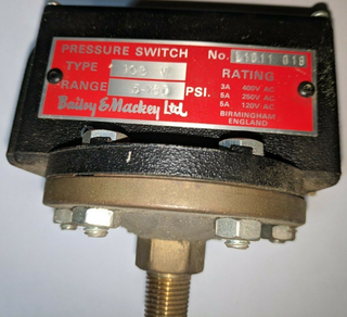Bailey & Mackey 108V Pressostato