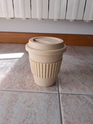 bamboo cup per bevande calde con protezione mani