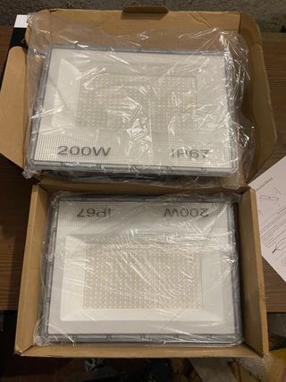 Coppia fari led da esterno 