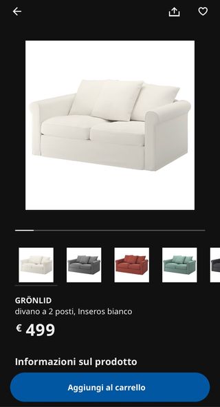 Vendo soggiorno causa cambio abitazione 