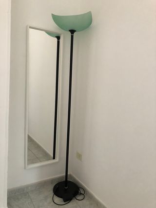 Lampada da terra verde