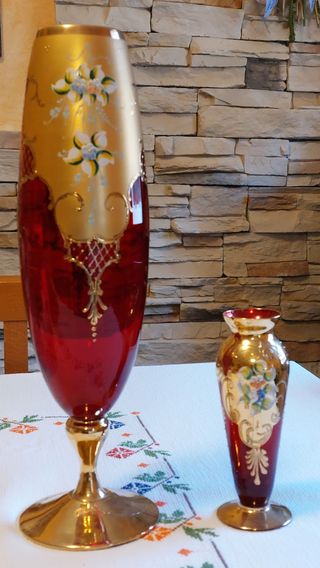 vendo due vasi di murano 