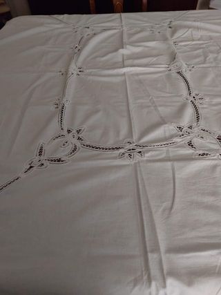 Tovaglia vintage bianca 