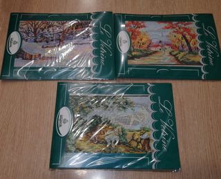 quadretti paesaggi da ricamare a mezzo punto