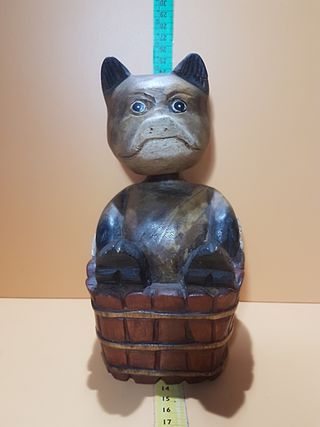 Scultura in Legno Fatta a mano Artigianato Italian