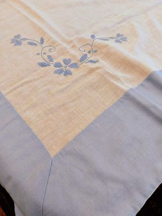 antica tovaglia di lino