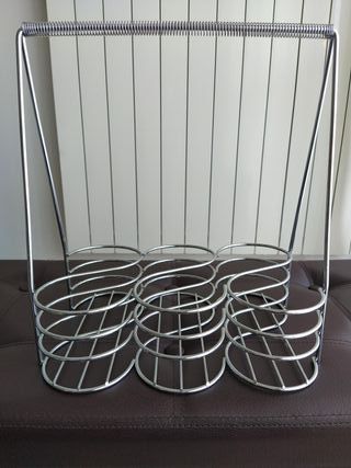 Portabottiglie in metallo