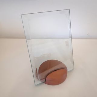 Portafoto da tavolo con base in legno