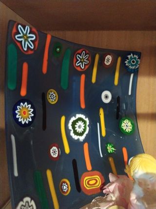 piatto ,vassoio  in murrina 