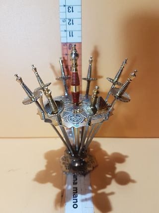 Spade in miniatura Damascene Toledo Spagna