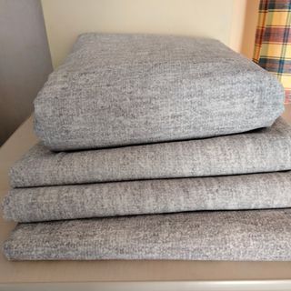 lotto di tessuti beige-grigio melange 