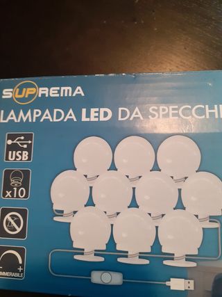 lampade da specchio selfie 