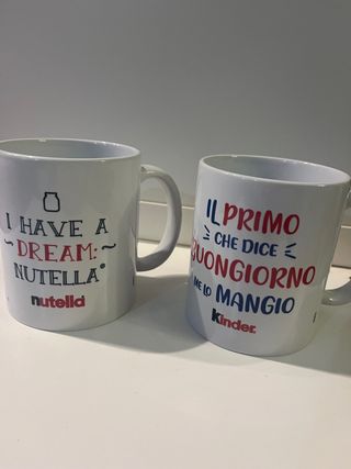 Tazze Nutella e Kinder