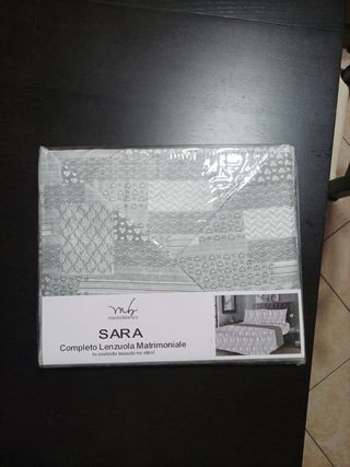 Completo lenzuola matrimoniale. 