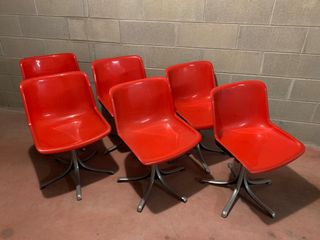 Set n.6 sedie design Borsani per Tecno vintage 