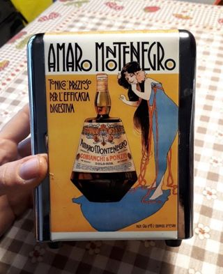 portatovaglioli Vecchia Romagna Amaro Montenegro 