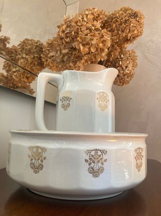 Set ceramica Laveno brocca e catino