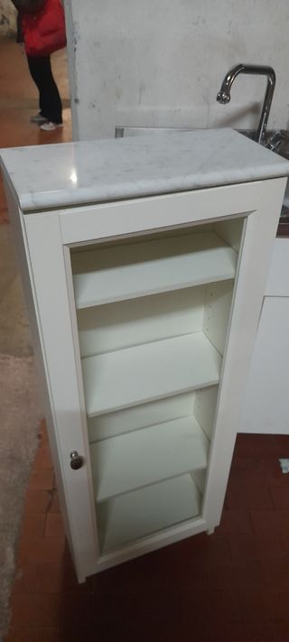 mobiletto Con Vetro Pensile Da terra