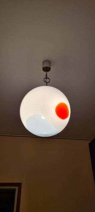 lampada da sospensione anni '70