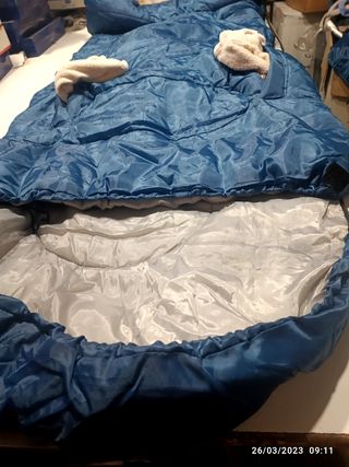 Sacco a pelo con apertura braccio 