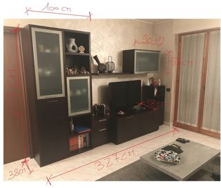 Parete mobile soggiorno