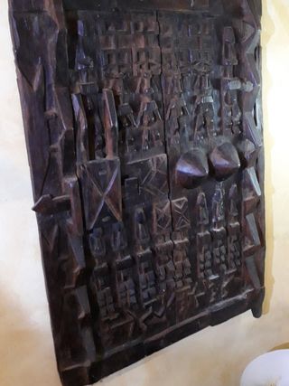 scultura porta legno africana