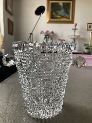 Porta ghiaccio in cristallo 