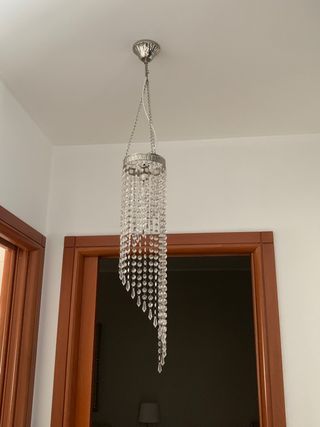 Lampadario con strass