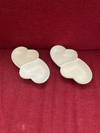 Piattini decorativi a forma di cuore