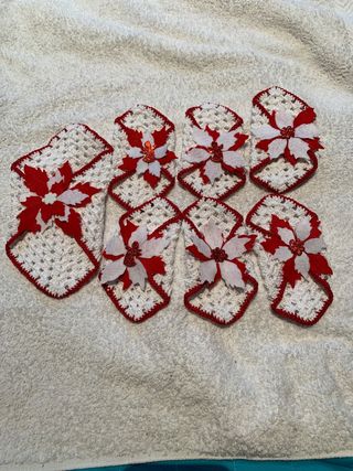 Portatovaglioli e porta grissini natalizi