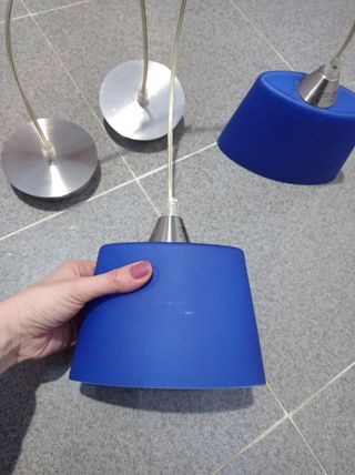 Lampada da soffitto blu