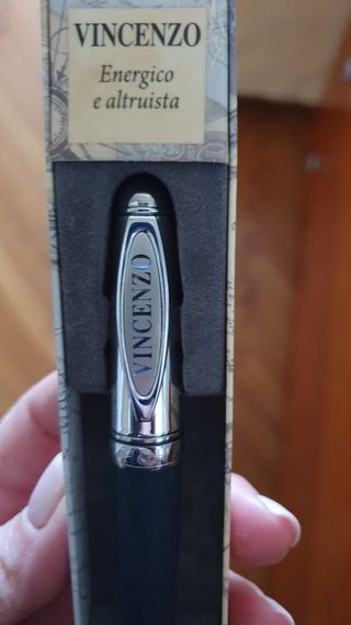 piccola penna con nome Vincenzo