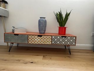 Mobile Porta TV con 3 Cassetti 120x40x36 cm