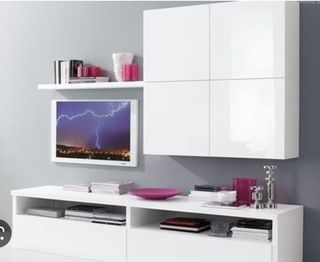 Mobile soggiorno tv bianco