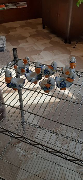 portacandele papere e galletti