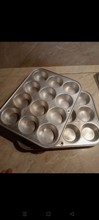 2 teglie per Cup cake o muffin