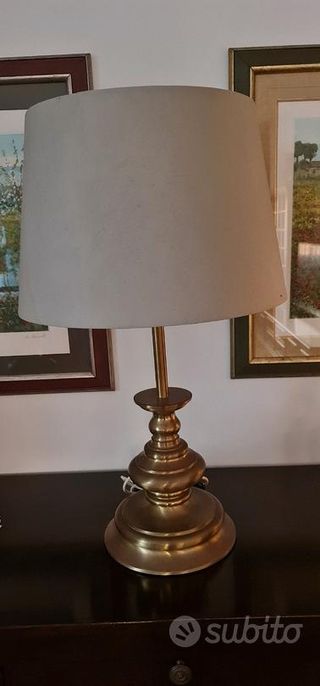 lampada vintage color oro