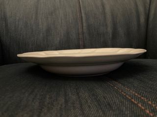 Piatto da zuppa avorio