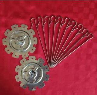 Griglia barbecue e spiedini